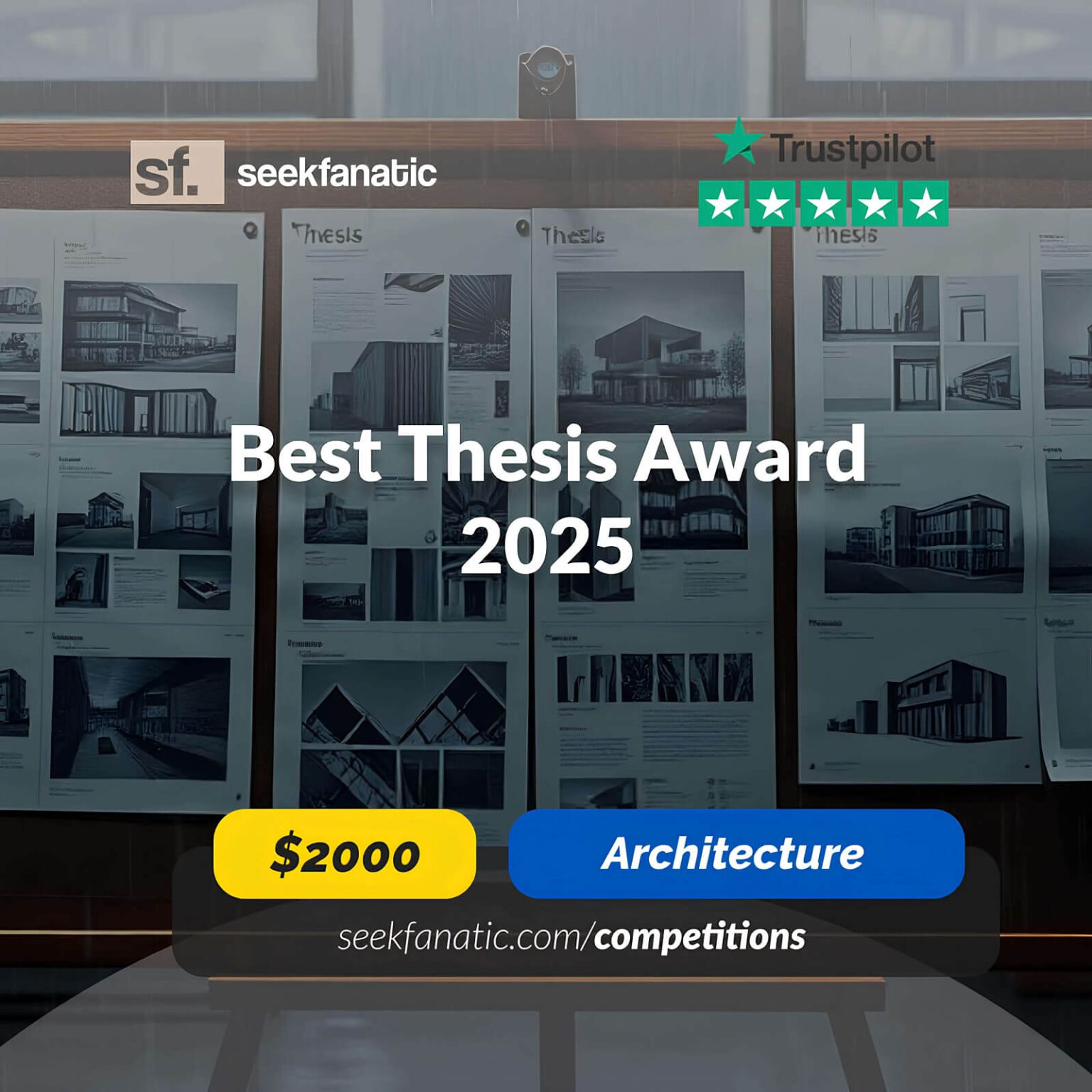 Open Call: Best Thesis Award 2025 - Architecture Competition | Seek Fanatic