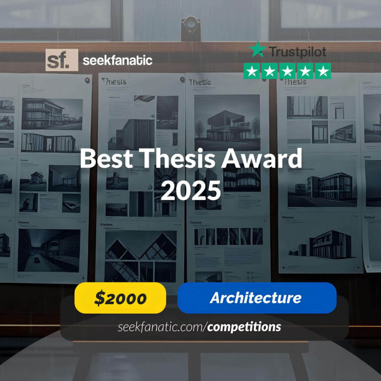 Open Call: Best Thesis Award 2025 - Architecture Competition | Seek Fanatic